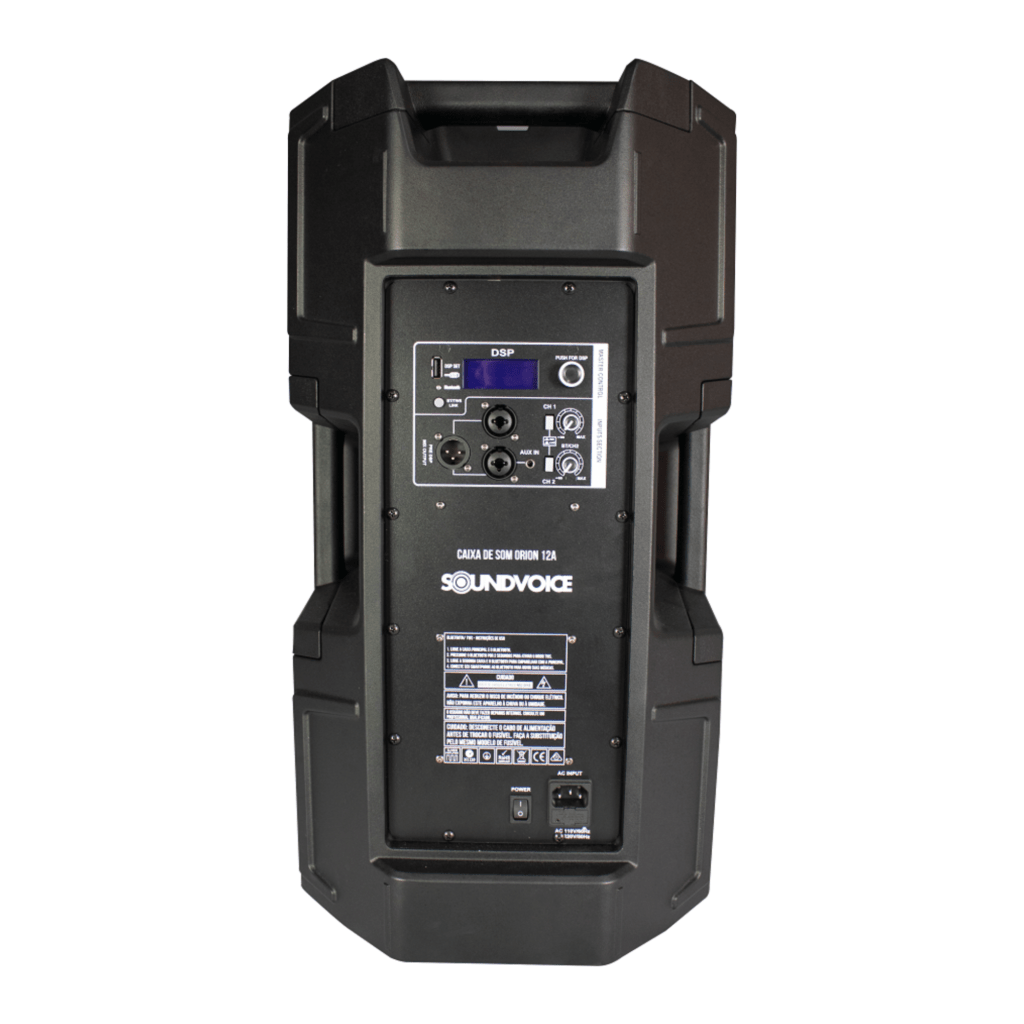Caixa Ativa Soundvoice Orion 12A 12 Polegadas - JAF Musical- Instrumentos Musicais em Belo Horizonte